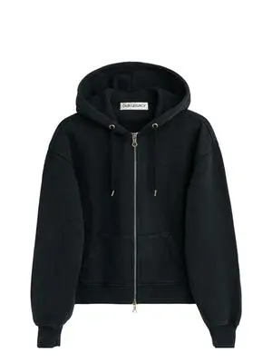 Our Legacy Our Legacy Two-Way Zip-Fastening Hoodie Washed Black