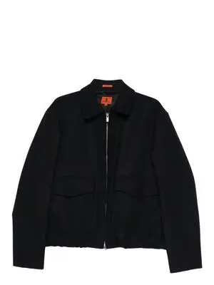 Barena Venezia Zip-up Jacket With Flap Pockets - Navy