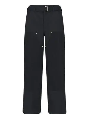 SACAI X CARHARTT WIP Duck Pants - Black