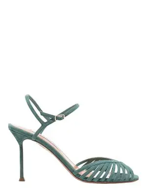 AQUAZZURA Round Toe High-heeled Sandals - Green