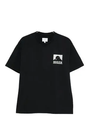 Rhude Graphic Short Sleeved T-shirt - Black