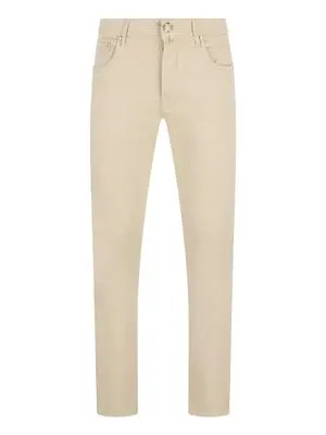 Jacob Cohen Bard Slim-fit Jeans With Logo Patch - Straight Jeans