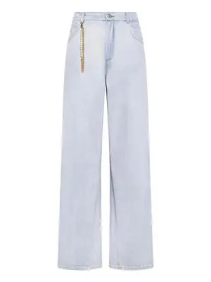 Seventy Chain-embellished Jeans - White