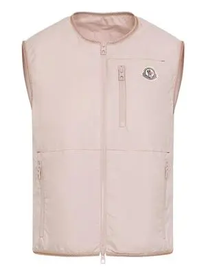 Moncler Moncler Alshain Zipped Gilet Nude