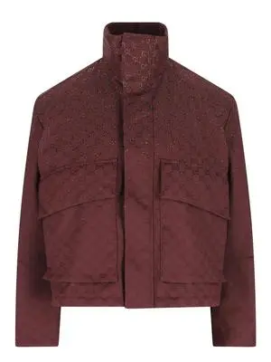 GUCCI Gucci Embellished GG Monogrammed Padded Jacket