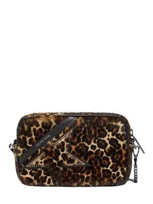 GOLDEN GOOSE Mini Star Shoulder Bag - Beige/brown/black
