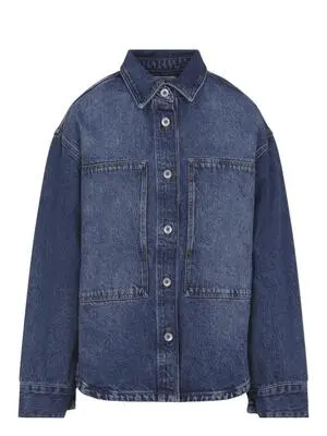 Studio Nicholson Button-up Denim Shirt - Blue