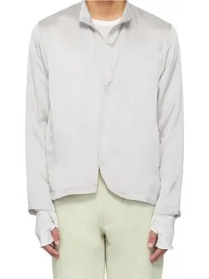 POST ARCHIVE FACTION (PAF) Long-sleeve Zip-up Jacket - Silver
