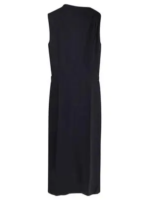 Soeur Gemma Asymmetrical Sleeveless Dress - Black