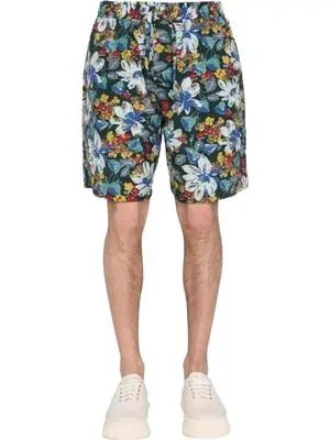You Must Create Floral Print Elasticated Shorts - Multi