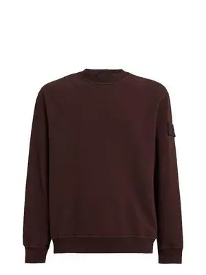 Stone Island Cotton Blend Sweatshirt - Black
