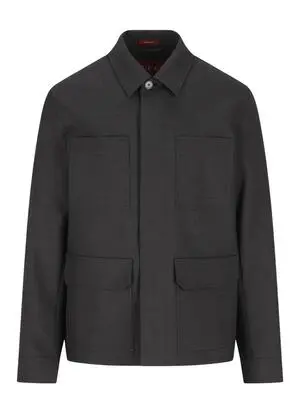 GUCCI Gucci Sevedge Detailed Long-Sleeved Jacket