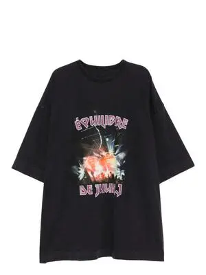 JUUN.J Graphic-print T-shirt - Navy
