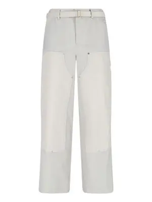 SACAI X CARHARTT WIP Duck Pants - White
