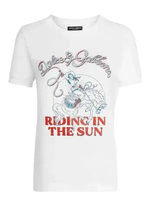 Dolce & Gabbana Graphic Print T-shirt - White