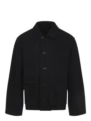 LEMAIRE Pocket Button Overshirt - Black