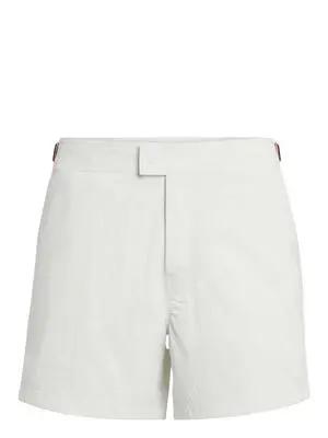 Zegna Branded Logo Swimming Shorts - White