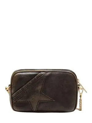 GOLDEN GOOSE Mini Star Camera Bag - Dark Brown