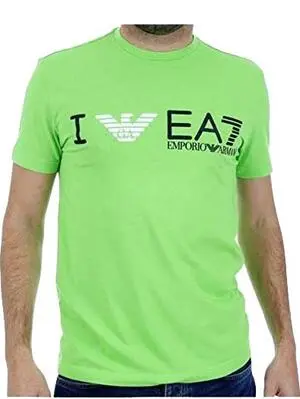 EA7 Round-necked Logo T-shirt - Green