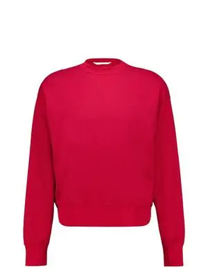 Auralee Crew Neck Sweatshirt - Red