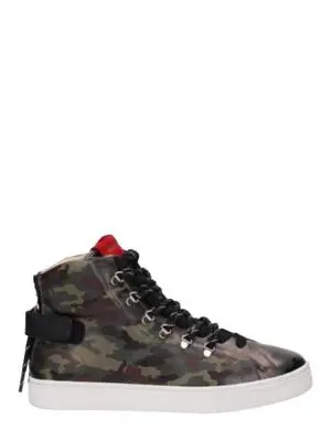 Dolce & Gabbana Camouflage Lace-up High-top Sneakers - Black