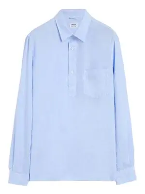 Aspesi Half-button Shirt - Blue