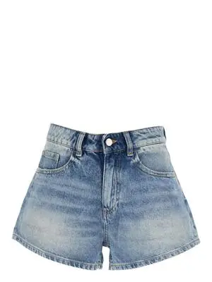 ICON DENIM LOS ANGELES Umi High-rise Denim Shorts - Blue