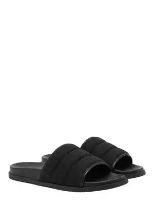 Gucci Padded Gg Sandals - Black