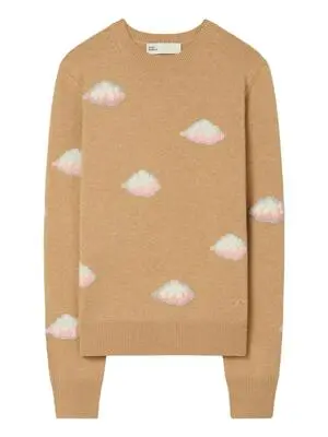 Tory Burch Cashmere Cloud Sweater - Camel