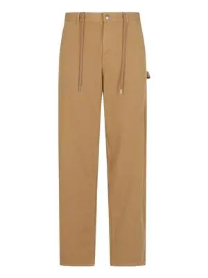 Moncler Gabardine Cargo Trousers - Camel