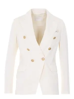 CIRCOLO 1901 Double-breasted Blazer - White