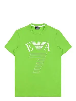 EA7 Round-necked Logo T-shirt - Green