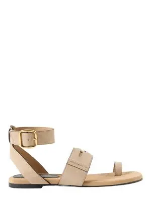 Stella McCartney Suede Sandals - Beige