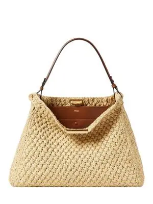 FENDI Fendi Way Large Woven Tote Bag