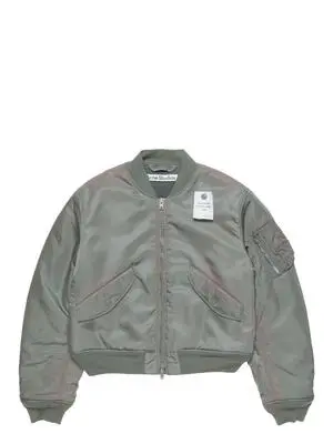 Acne Studios Full-zip Bomber Jacket - Gray