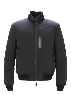 Burberry Casual Jacket With Ribbed Hem - Black
