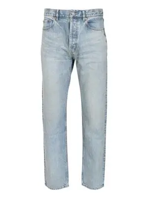 Saint Laurent Saint Laurent Mick Straight-Leg Jeans Gray