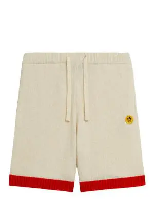 BARROW Logo Trim Sweatshorts - Neutrals