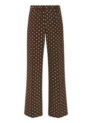 P.a.r.o.s.h Polka Dot Trousers - Green
