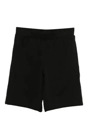 EA7 Logo Patch Shorts - Black