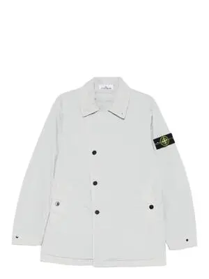 Stone Island Compass Badge Jacket - Pearl Gray