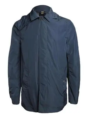 Burberry Hooded Casual Jacket - Blue