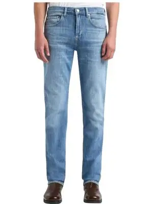 7 For All Mankind Topstitch Jeans - Blue