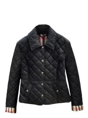 BURBERRY Burberry Quilted Cotton Jacket With Classic Collar