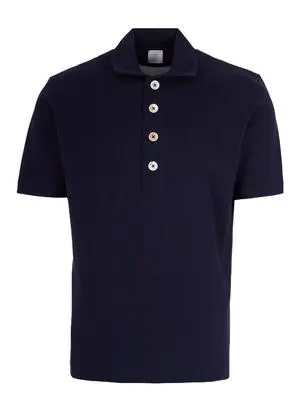 Eleventy Straight Polo Shirt - Blue