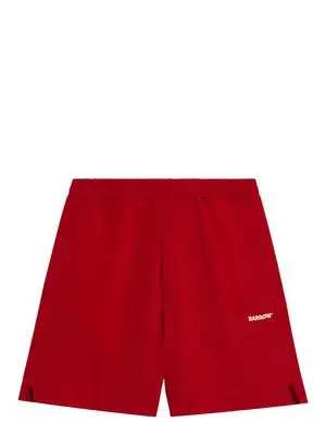 BARROW Logo Detail Shorts - Red