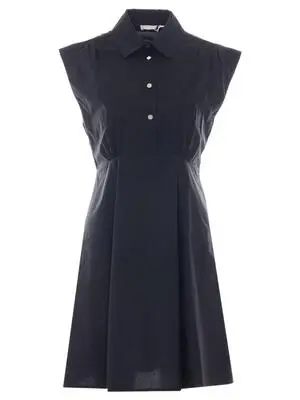 Liu Jo Sleeveless Shirt Dress - Black