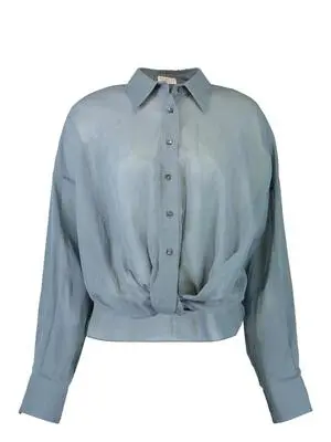 BRUNELLO CUCINELLI Brunello Cucinelli Long-Sleeved Taffeta Shirt