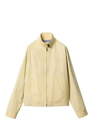 Miu Miu Poplin Blouson Jacket - Vanilla