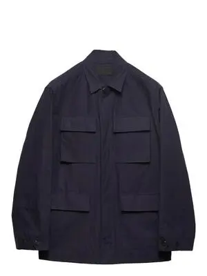 Prada Cotton Safari Jacket - Blue